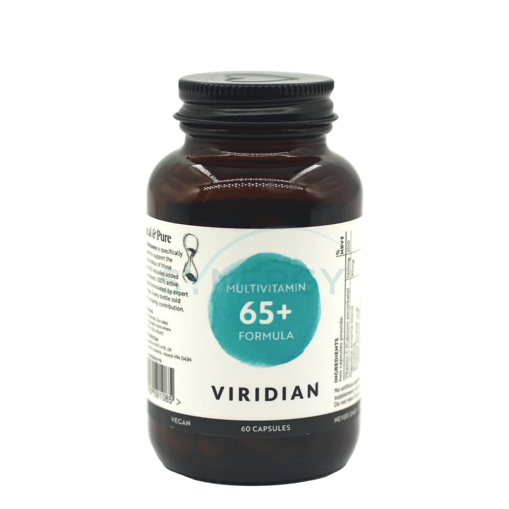 Viridian 65+ Formula Multivitamin Veg Caps | Wellness By Synergy ...
